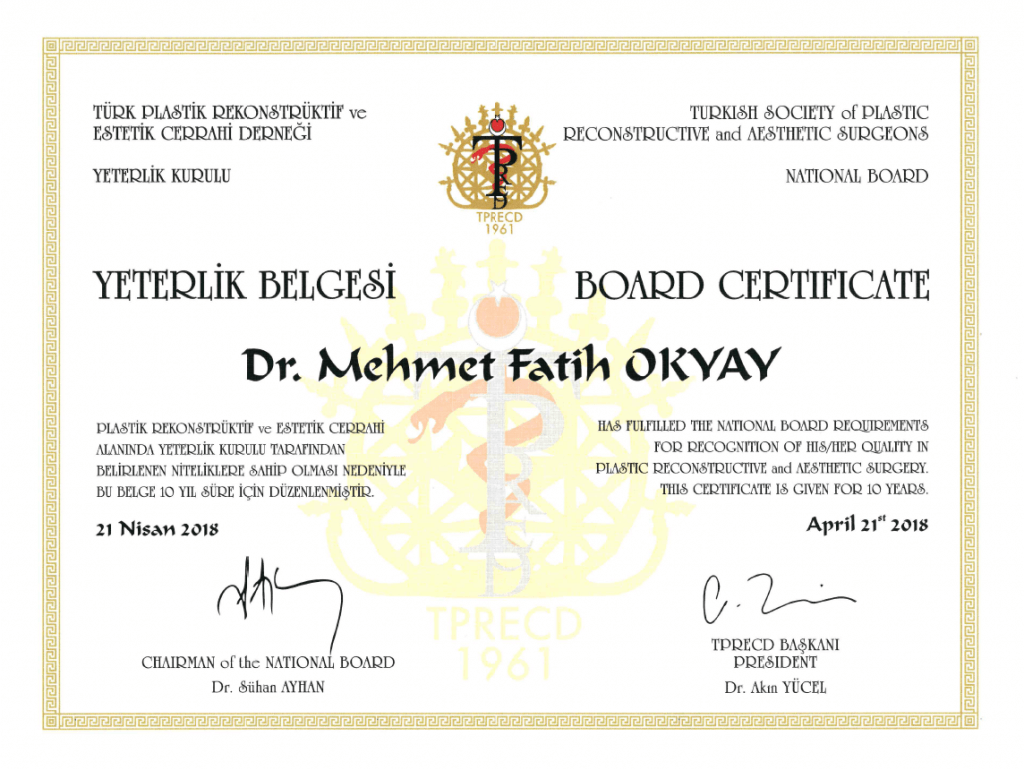 Quality Approvals - Dr. MFO - FFS Surgeon in Turkey